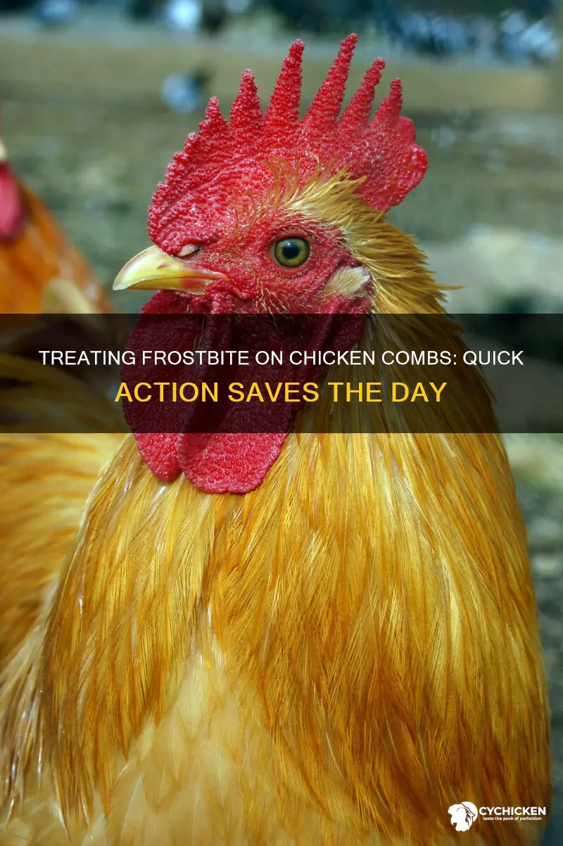 Treating Frostbite On Chicken Combs: Quick Action Saves The Day | CyChicken