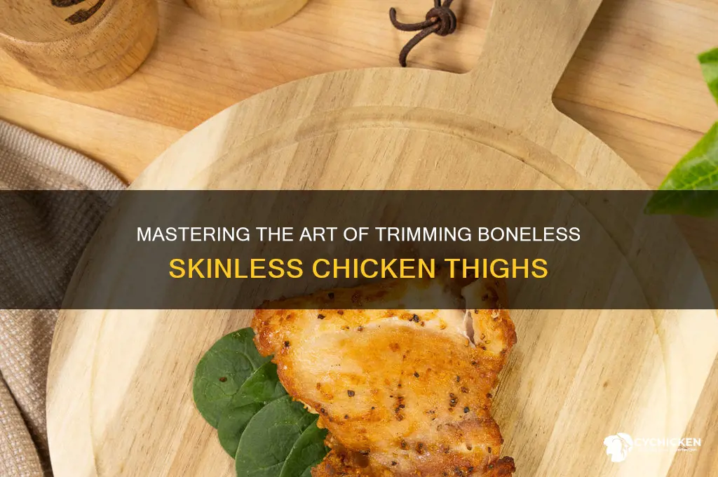 Mastering The Art Of Trimming Boneless Skinless Chicken Thighs | CyChicken