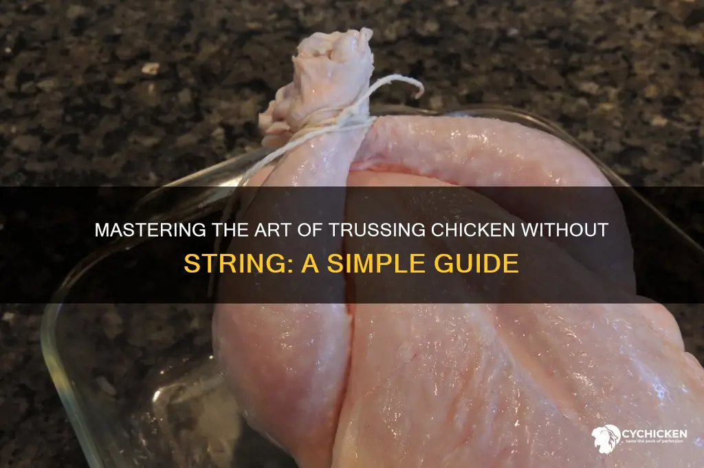 Mastering The Art Of Trussing Chicken Without String: A Simple Guide ...