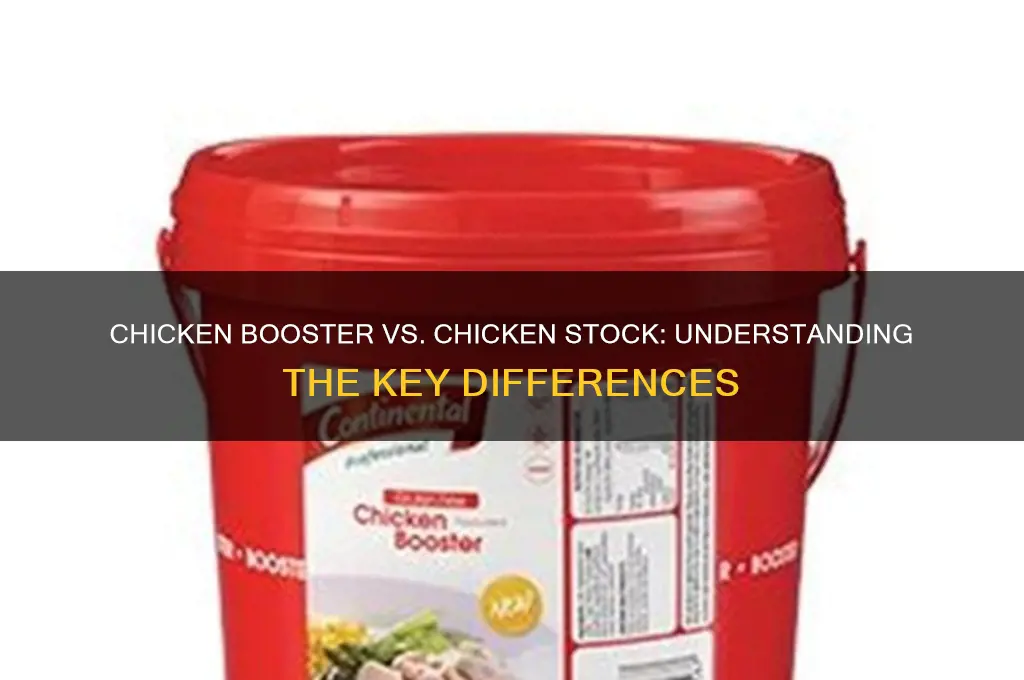 Chicken Booster Vs. Chicken Stock: Understanding The Key Differences ...