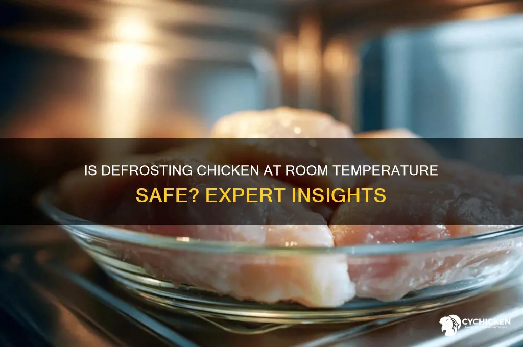 Is Defrosting Chicken At Room Temperature Safe? Expert Insights | CyChicken