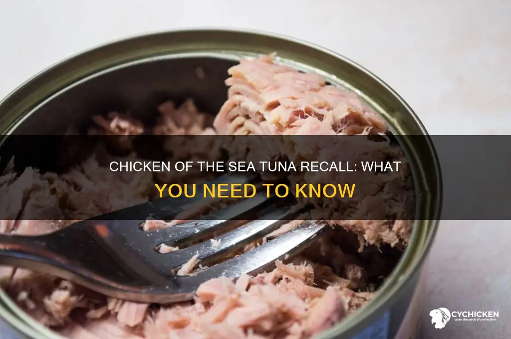 Chicken Of The Sea Tuna Recall: What You Need To Know | CyChicken