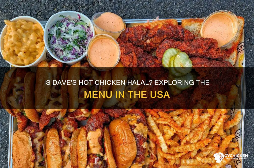 Is Dave's Hot Chicken Halal? Exploring The Menu In The Usa | CyChicken