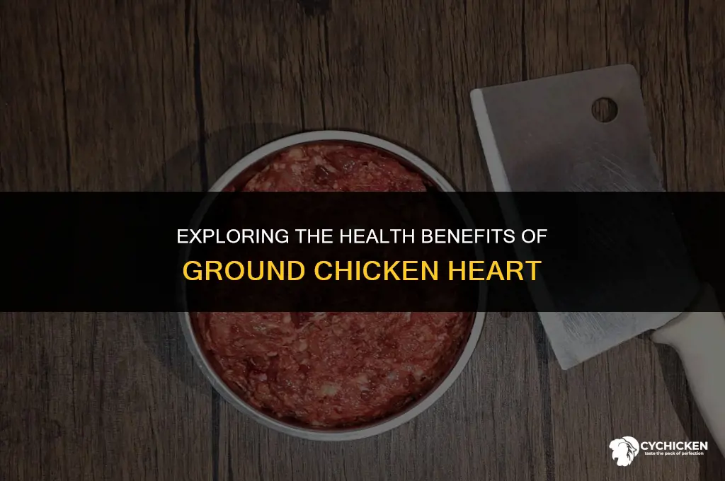 Exploring The Health Benefits Of Ground Chicken Heart | CyChicken