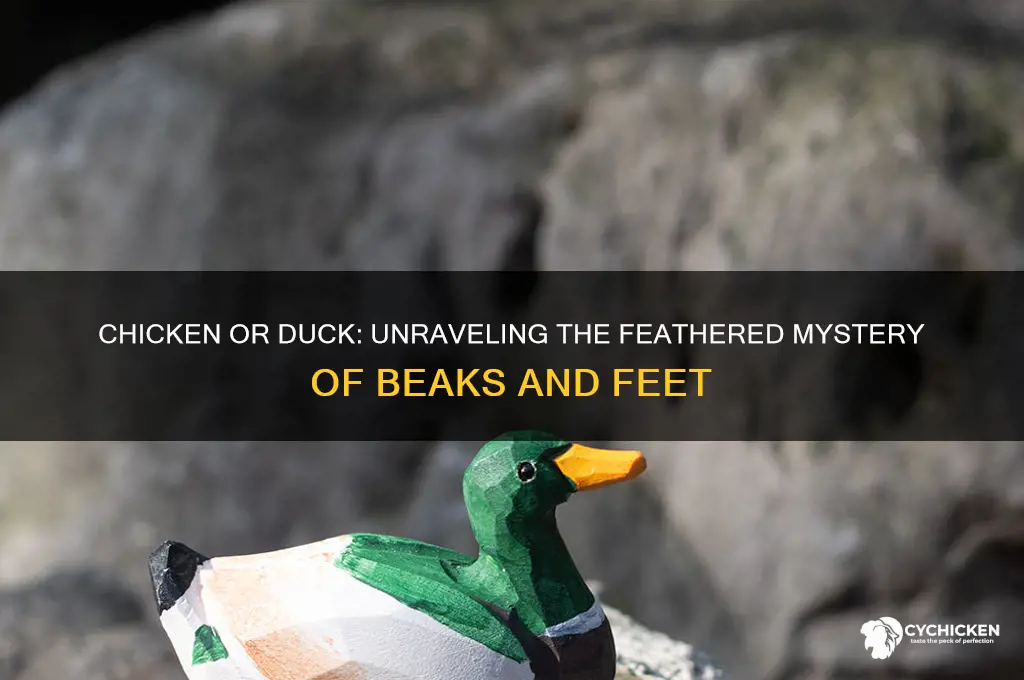 Chicken Or Duck: Unraveling The Feathered Mystery Of Beaks And Feet ...