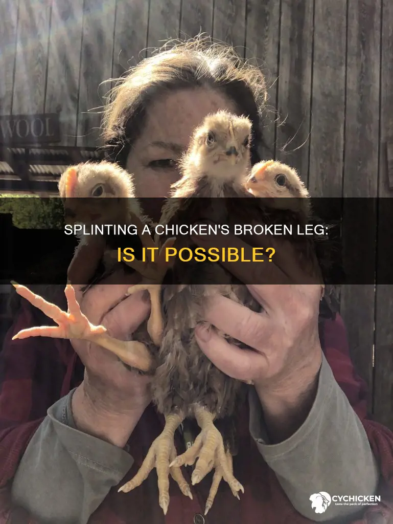 Splinting A Chicken's Broken Leg: Is It Possible? | CyChicken