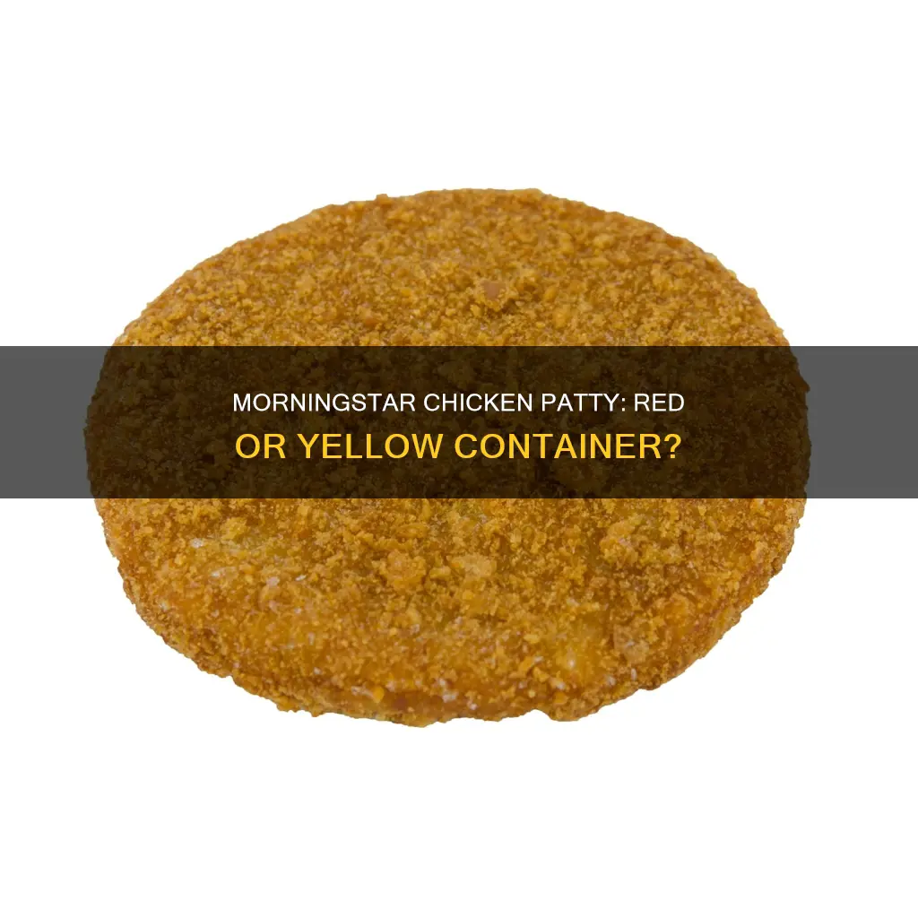 Morningstar Chicken Patty: Red Or Yellow Container? | CyChicken