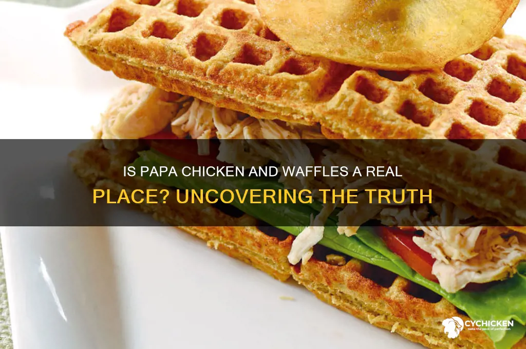 Is Papa Chicken And Waffles A Real Place? Uncovering The Truth | CyChicken