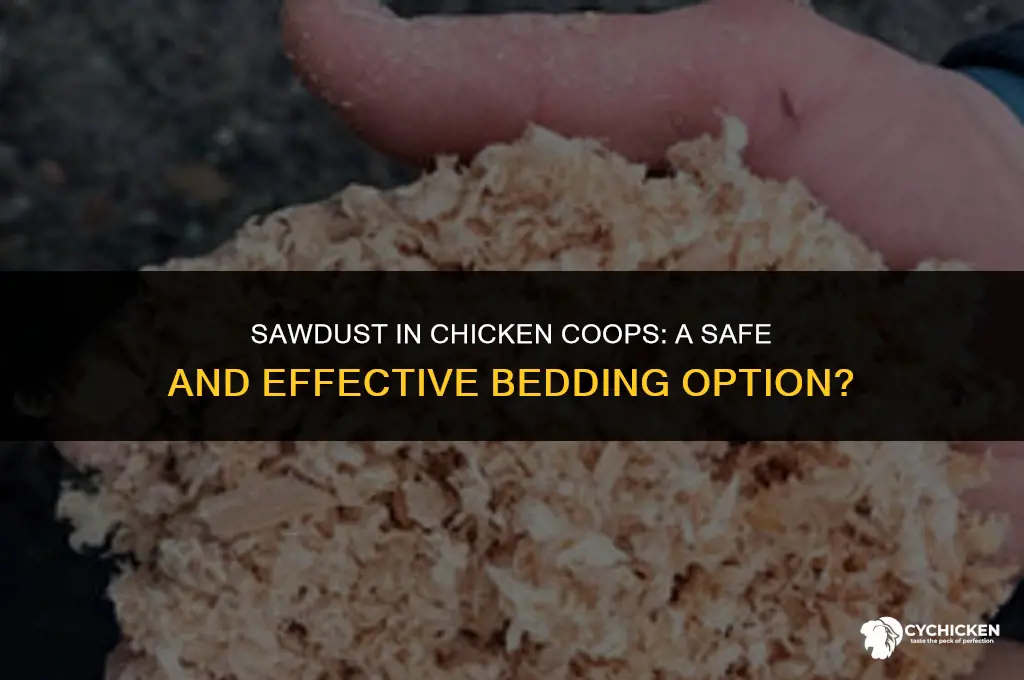 Sawdust In Chicken Coops: A Safe And Effective Bedding Option? | CyChicken