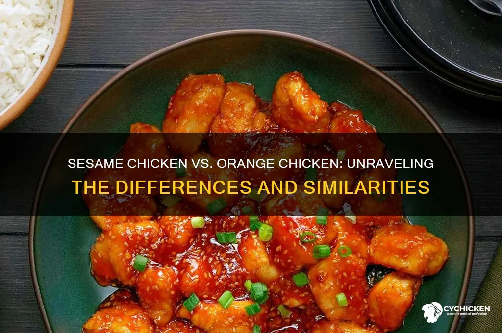 Sesame Chicken Vs. Orange Chicken: Unraveling The Differences And ...