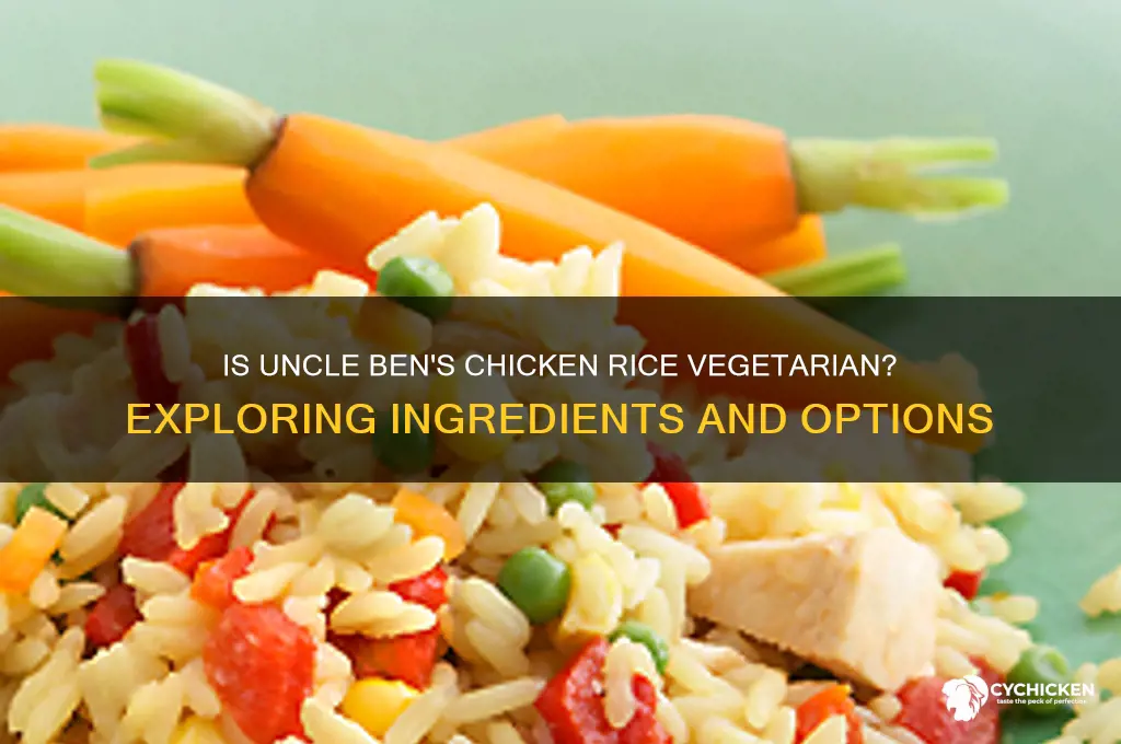Is Uncle Ben's Chicken Rice Vegetarian? Exploring Ingredients And ...