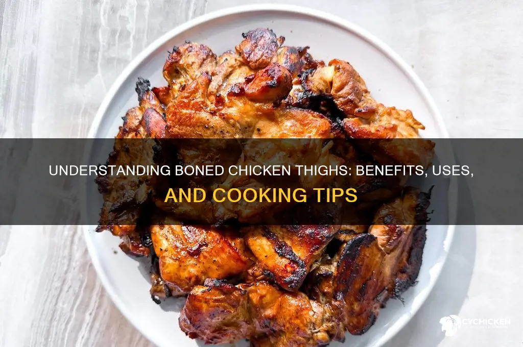 Understanding Boned Chicken Thighs: Benefits, Uses, And Cooking Tips ...