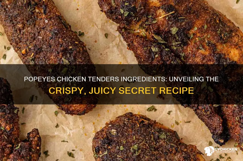 Popeyes Chicken Tenders Ingredients: Unveiling The Crispy, Juicy Secret ...