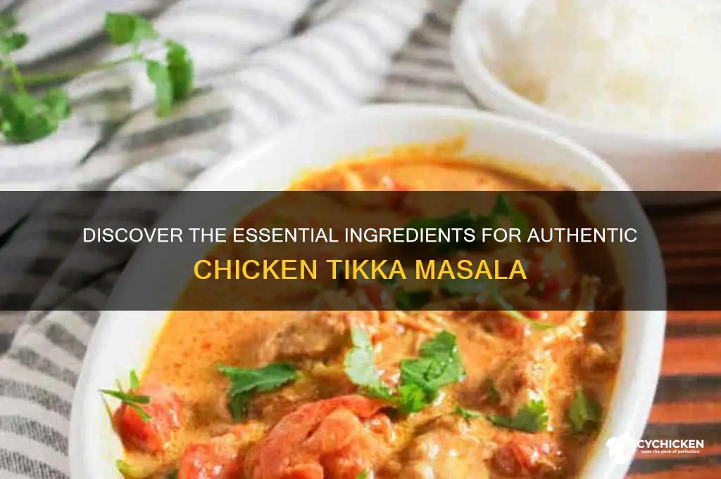 Discover The Essential Ingredients For Authentic Chicken Tikka Masala ...