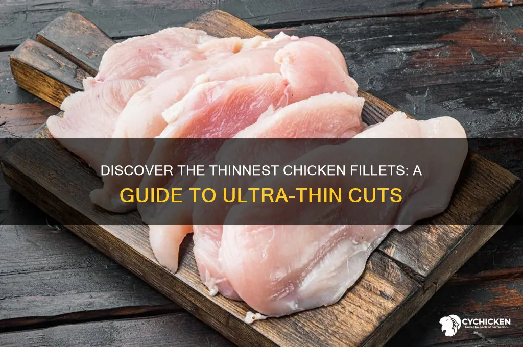 Discover The Thinnest Chicken Fillets: A Guide To Ultra-Thin Cuts ...