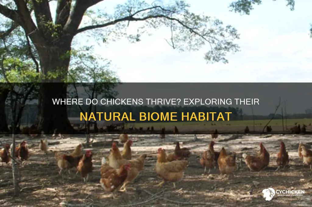 Where Do Chickens Thrive? Exploring Their Natural Biome Habitat | CyChicken