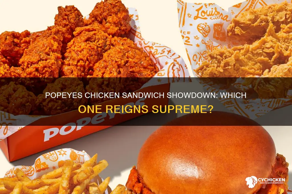 Popeyes Chicken Sandwich Showdown: Which One Reigns Supreme? | CyChicken