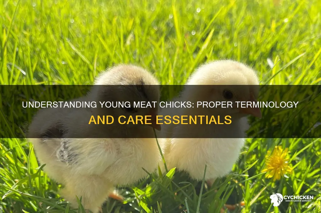 Understanding Young Meat Chicks: Proper Terminology And Care Essentials ...