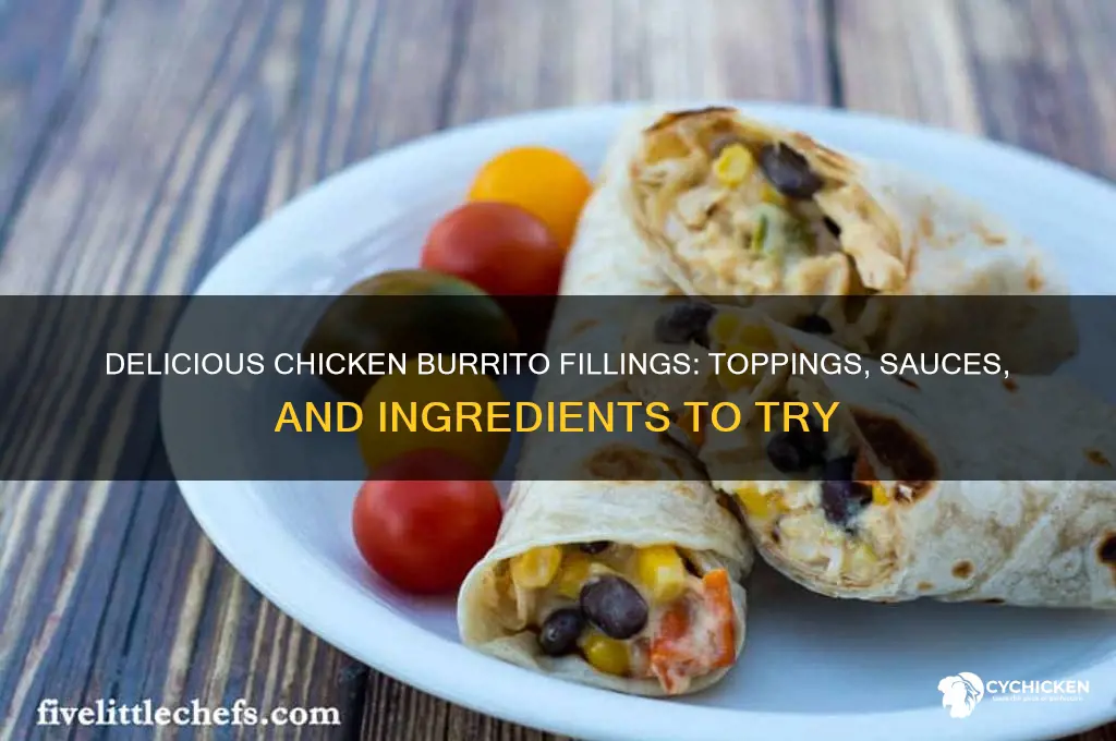 Delicious Chicken Burrito Fillings: Toppings, Sauces, And Ingredients ...