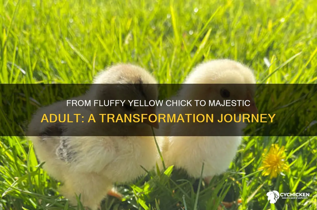 From Fluffy Yellow Chick To Majestic Adult: A Transformation Journey ...