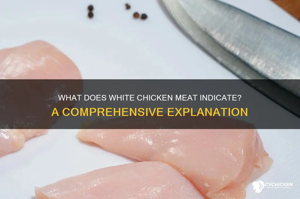 What Does White Chicken Meat Indicate? A Comprehensive Explanation ...