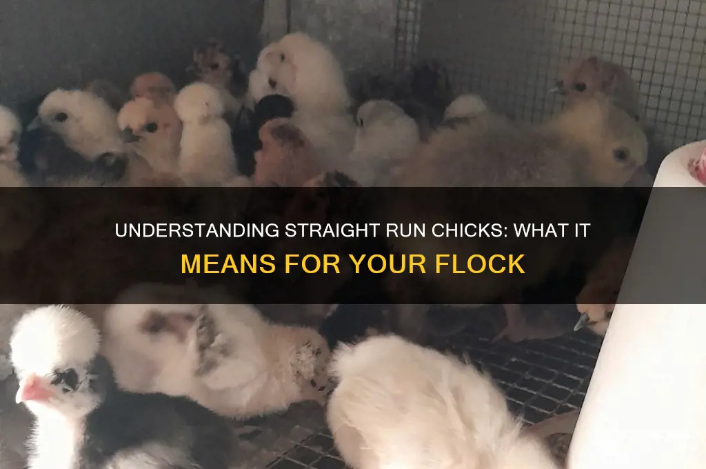 Understanding Straight Run Chicks: What It Means For Your Flock | CyChicken