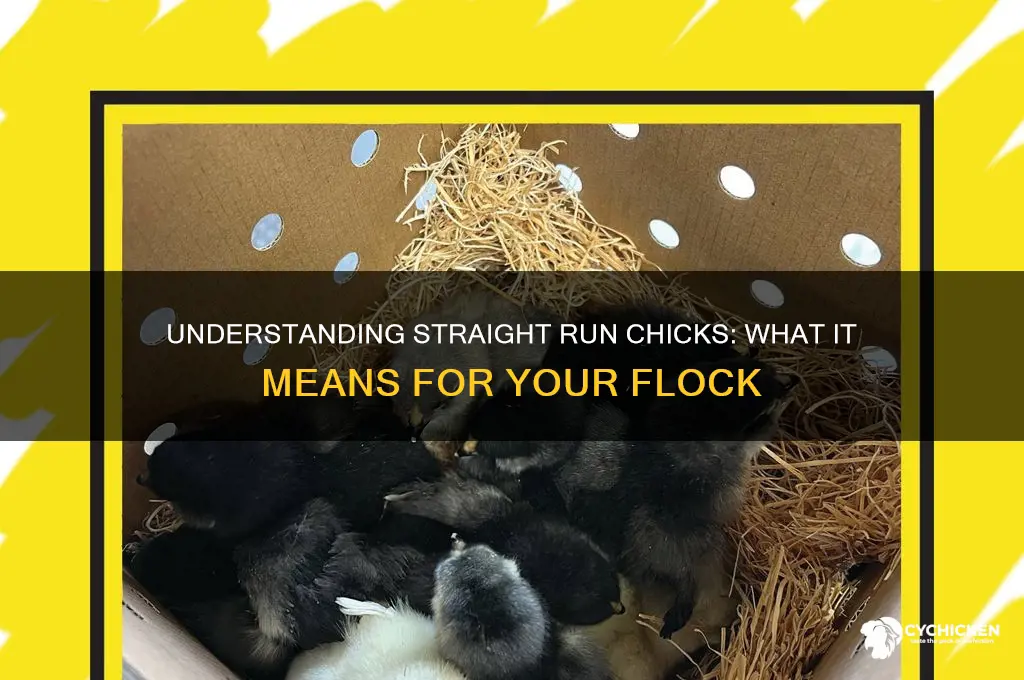 Understanding Straight Run Chicks: What It Means For Your Flock | CyChicken