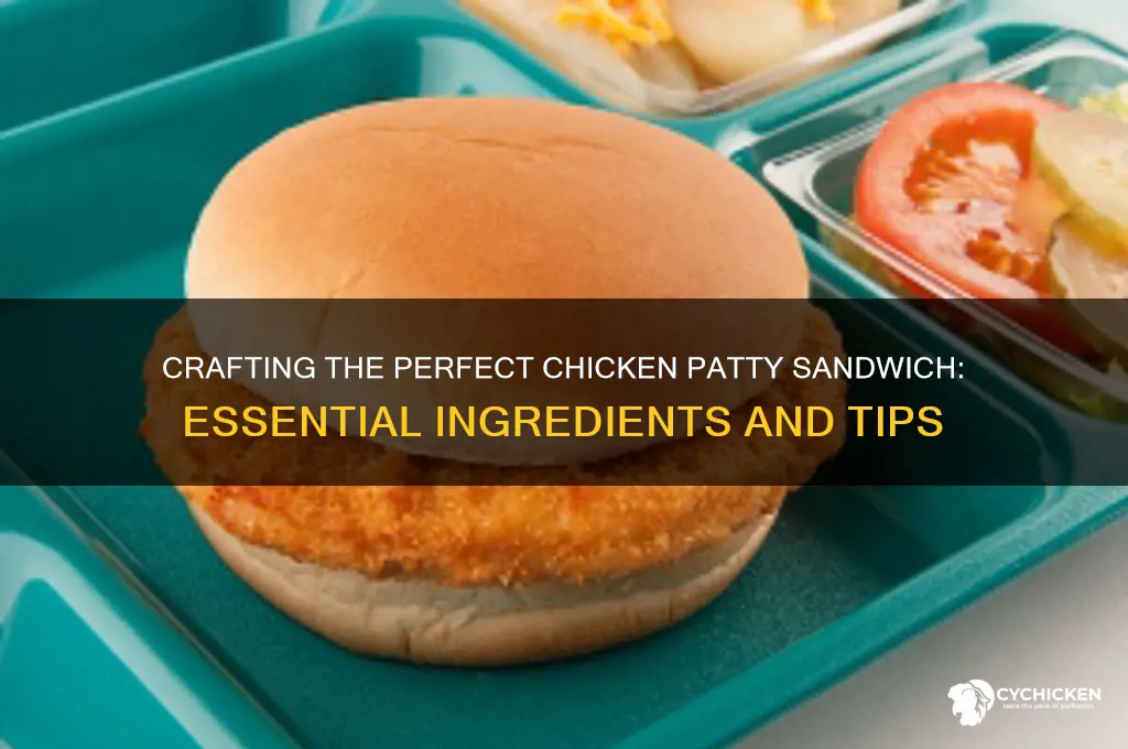 Crafting The Perfect Chicken Patty Sandwich: Essential Ingredients And ...