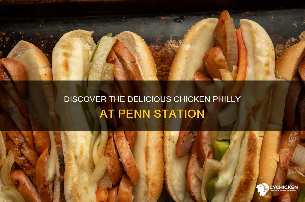 Discover The Delicious Chicken Philly At Penn Station | CyChicken