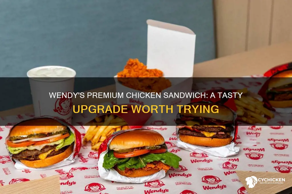 Wendy's Premium Chicken Sandwich: A Tasty Upgrade Worth Trying | CyChicken
