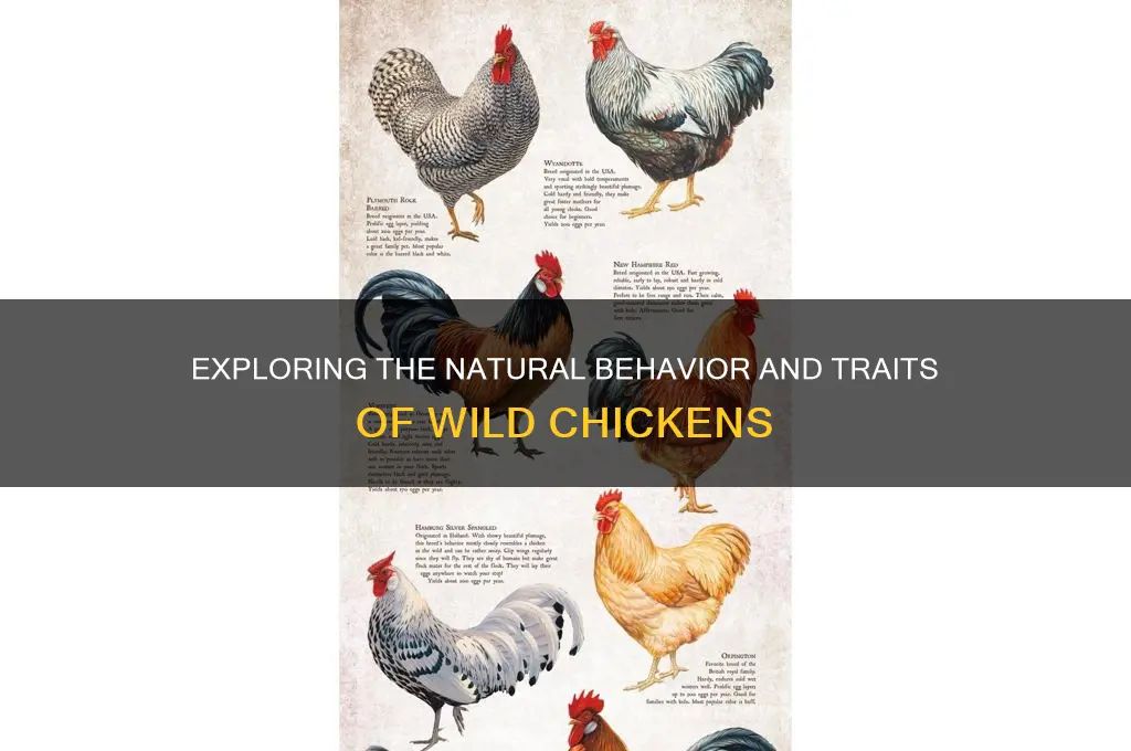 Exploring The Natural Behavior And Traits Of Wild Chickens | CyChicken