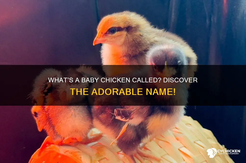 What’S A Baby Chicken Called? Discover The Adorable Name! | CyChicken