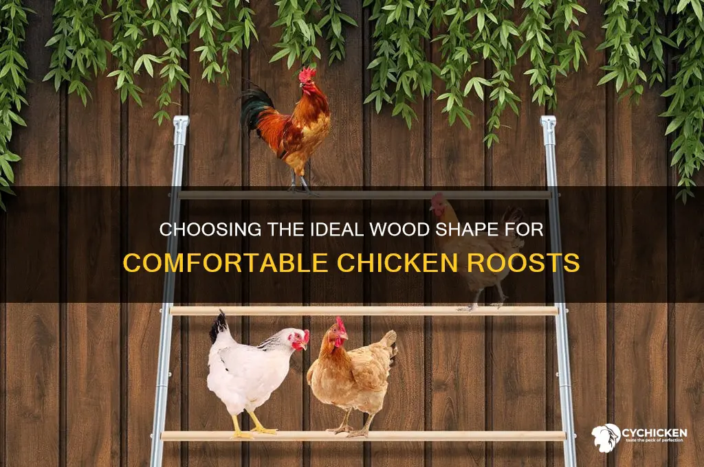Choosing The Ideal Wood Shape For Comfortable Chicken Roosts | CyChicken