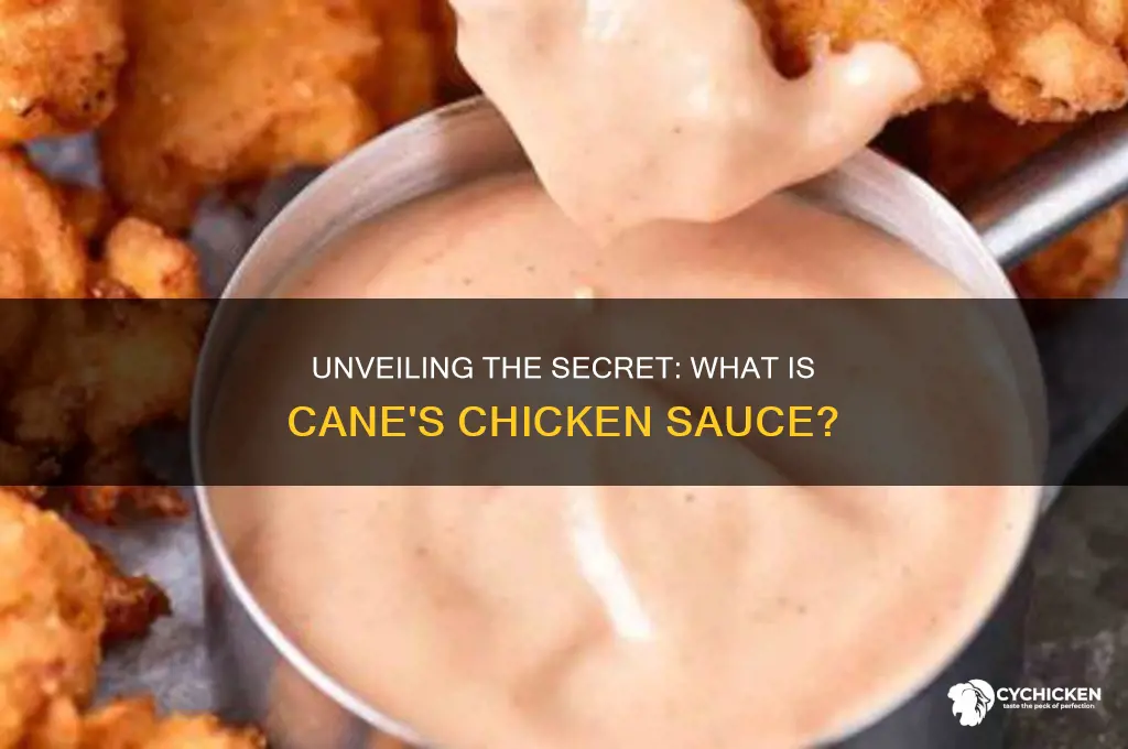 Unveiling The Secret: What Is Cane's Chicken Sauce? | CyChicken