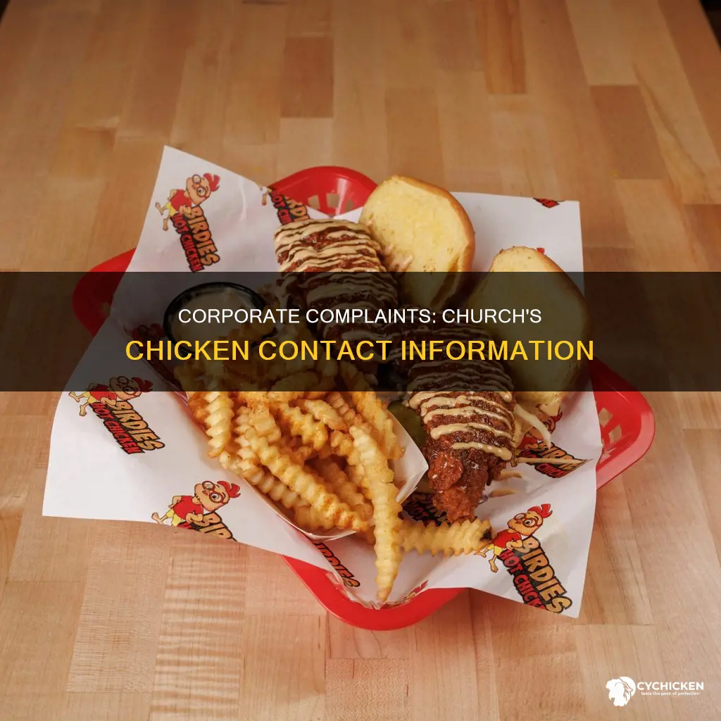 Corporate Complaints: Church's Chicken Contact Information | CyChicken
