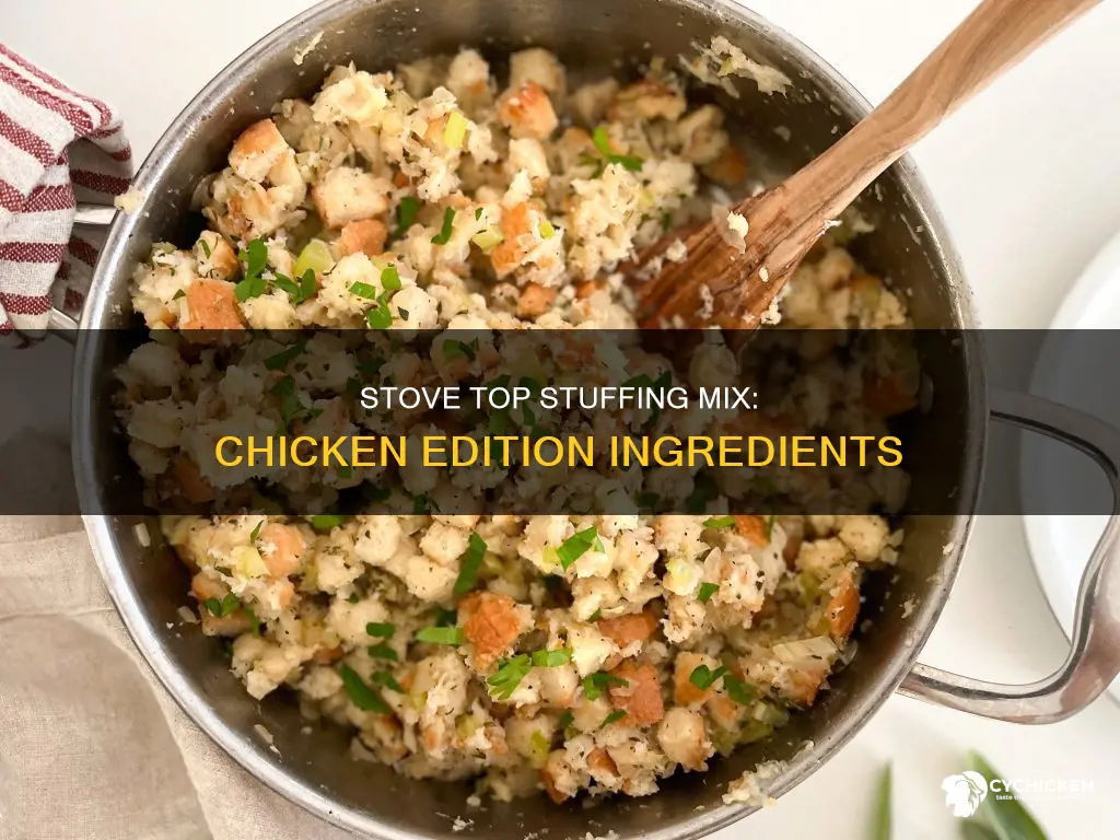Stove Top Stuffing Mix: Chicken Edition Ingredients | CyChicken