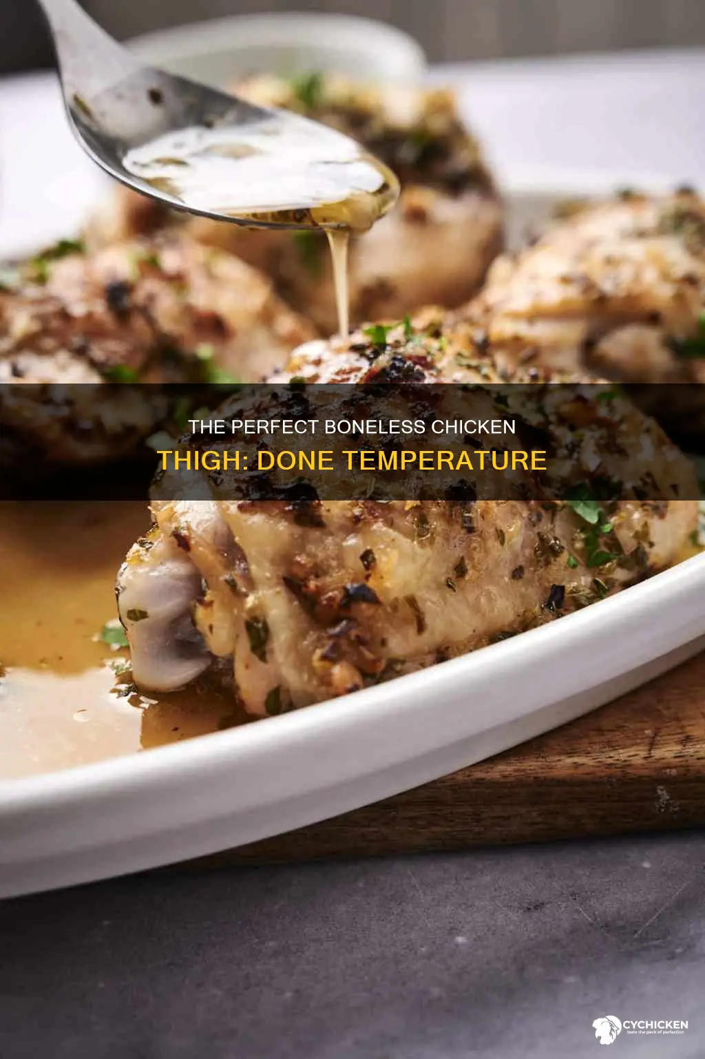 The Perfect Boneless Chicken Thigh: Done Temperature | CyChicken