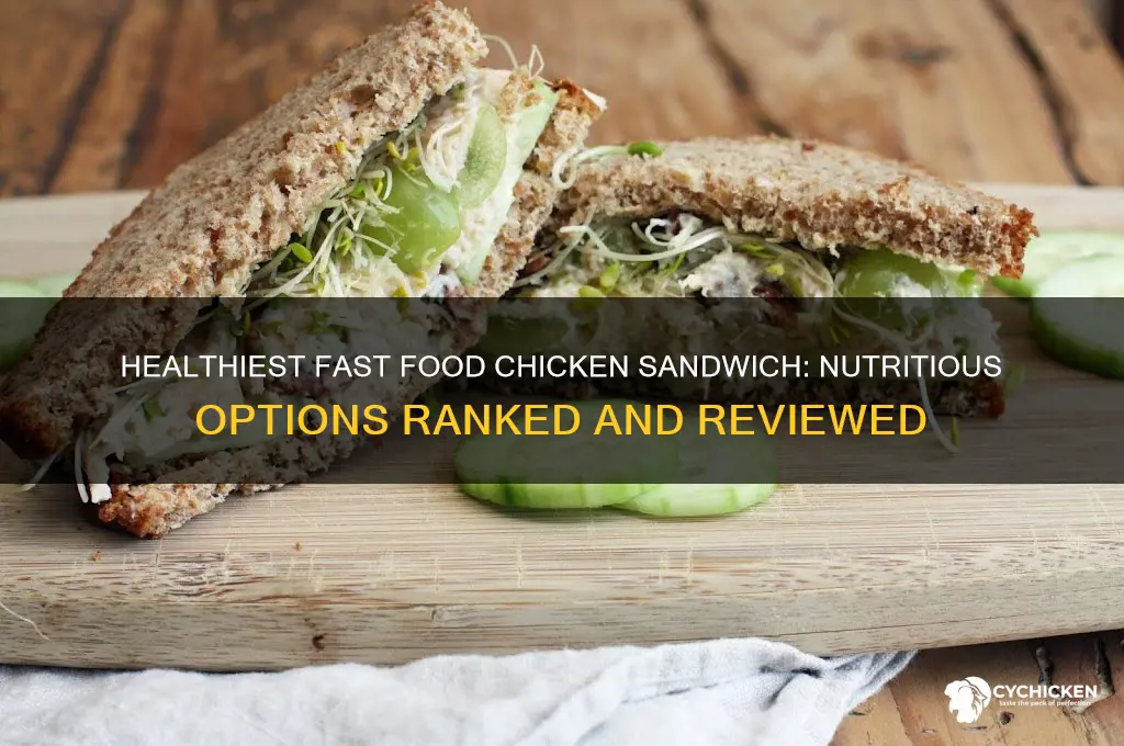 Healthiest Fast Food Chicken Sandwich