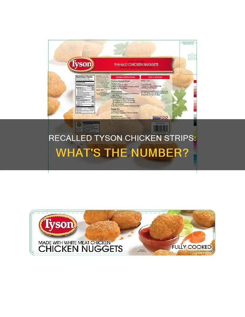 Recalled Tyson Chicken Strips: What's The Number? | CyChicken