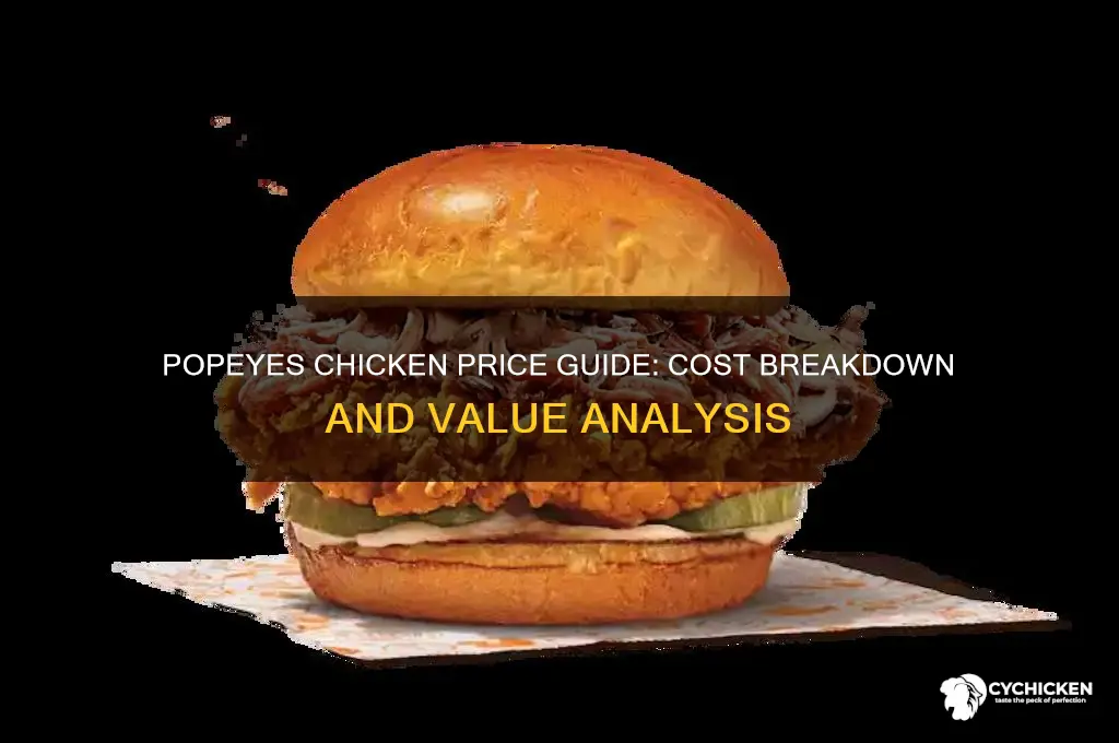 Popeyes Chicken Price Guide: Cost Breakdown And Value Analysis | CyChicken