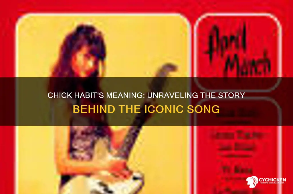 Chick Habit's Meaning: Unraveling The Story Behind The Iconic Song ...