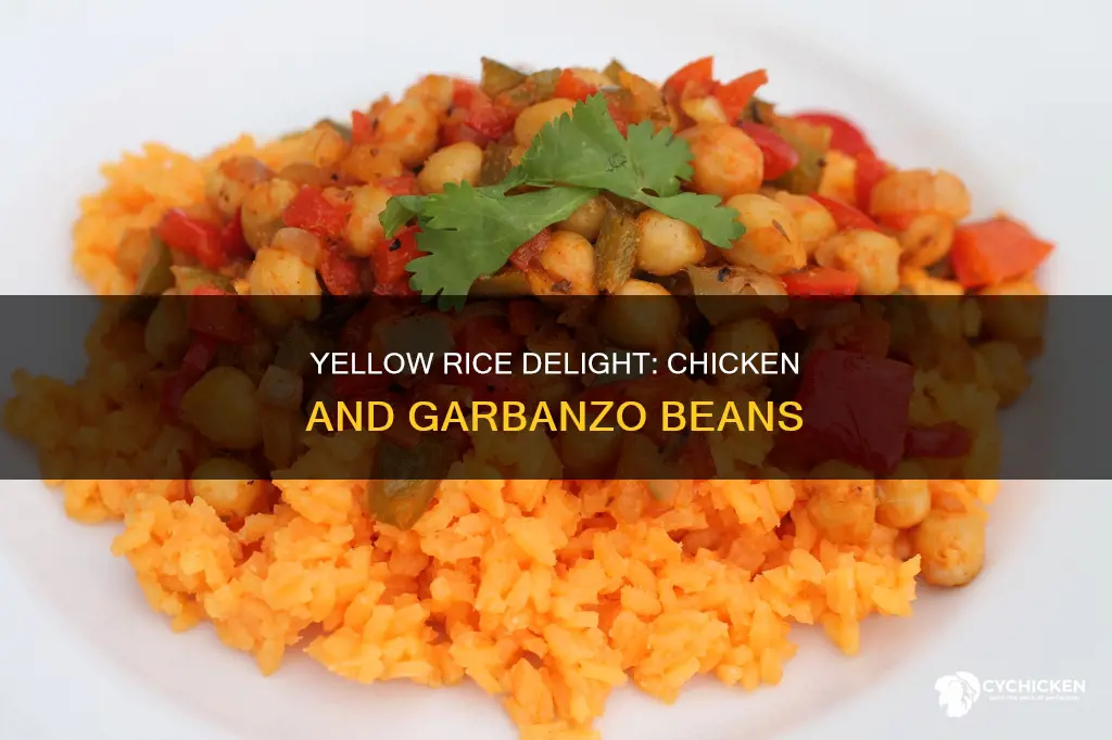 Yellow Rice Delight: Chicken And Garbanzo Beans | CyChicken