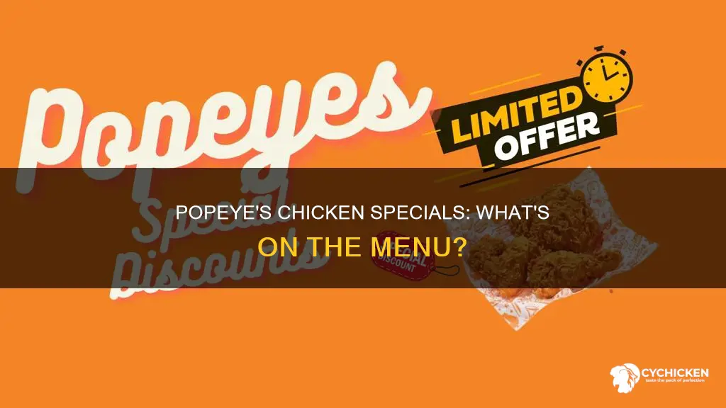 Popeye's Chicken Specials: What's On The Menu? | CyChicken