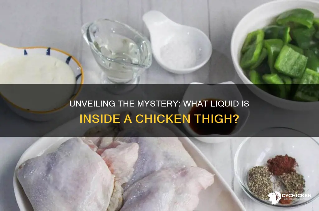 Unveiling The Mystery: What Liquid Is Inside A Chicken Thigh? | CyChicken