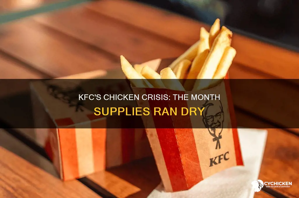 Kfc's Chicken Crisis: The Month Supplies Ran Dry | CyChicken