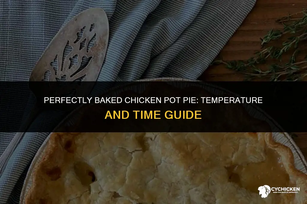 Perfectly Baked Chicken Pot Pie: Temperature And Time Guide | CyChicken