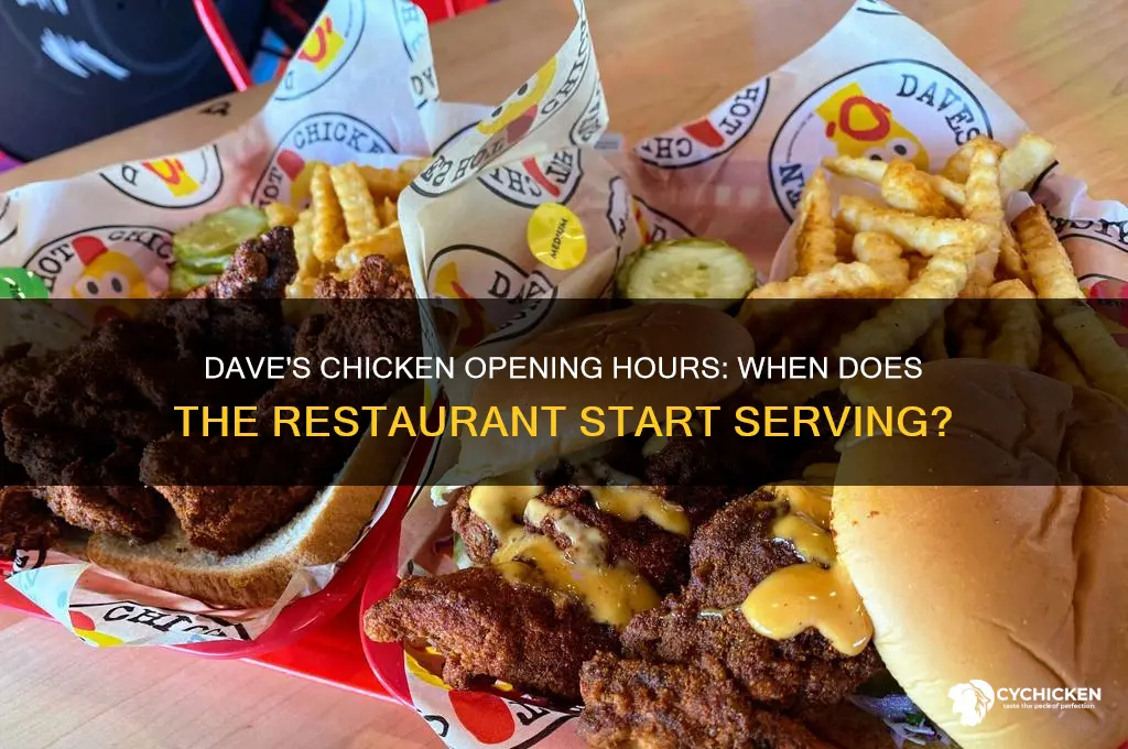 Dave's Chicken Opening Hours: When Does The Restaurant Start Serving ...