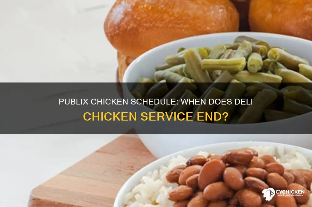 Publix Chicken Schedule: When Does Deli Chicken Service End? | CyChicken