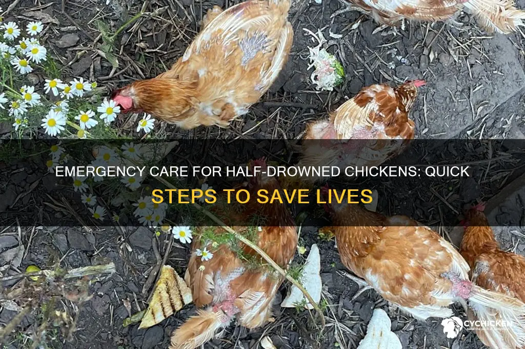 Emergency Care For Half-Drowned Chickens: Quick Steps To Save Lives ...