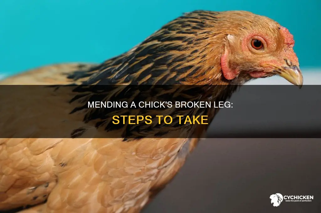 Mending A Chick's Broken Leg: Steps To Take | CyChicken